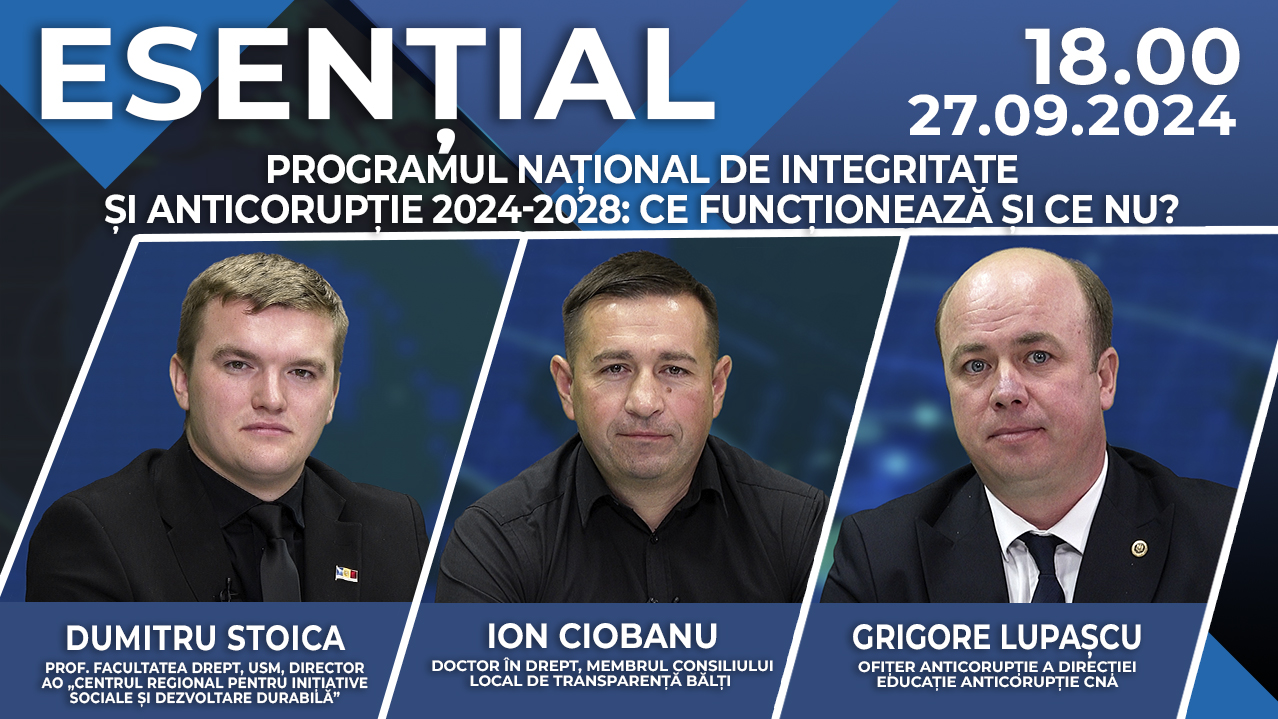 Programul Național de Integritate și Anticorupție 2024-2028: Ce ...