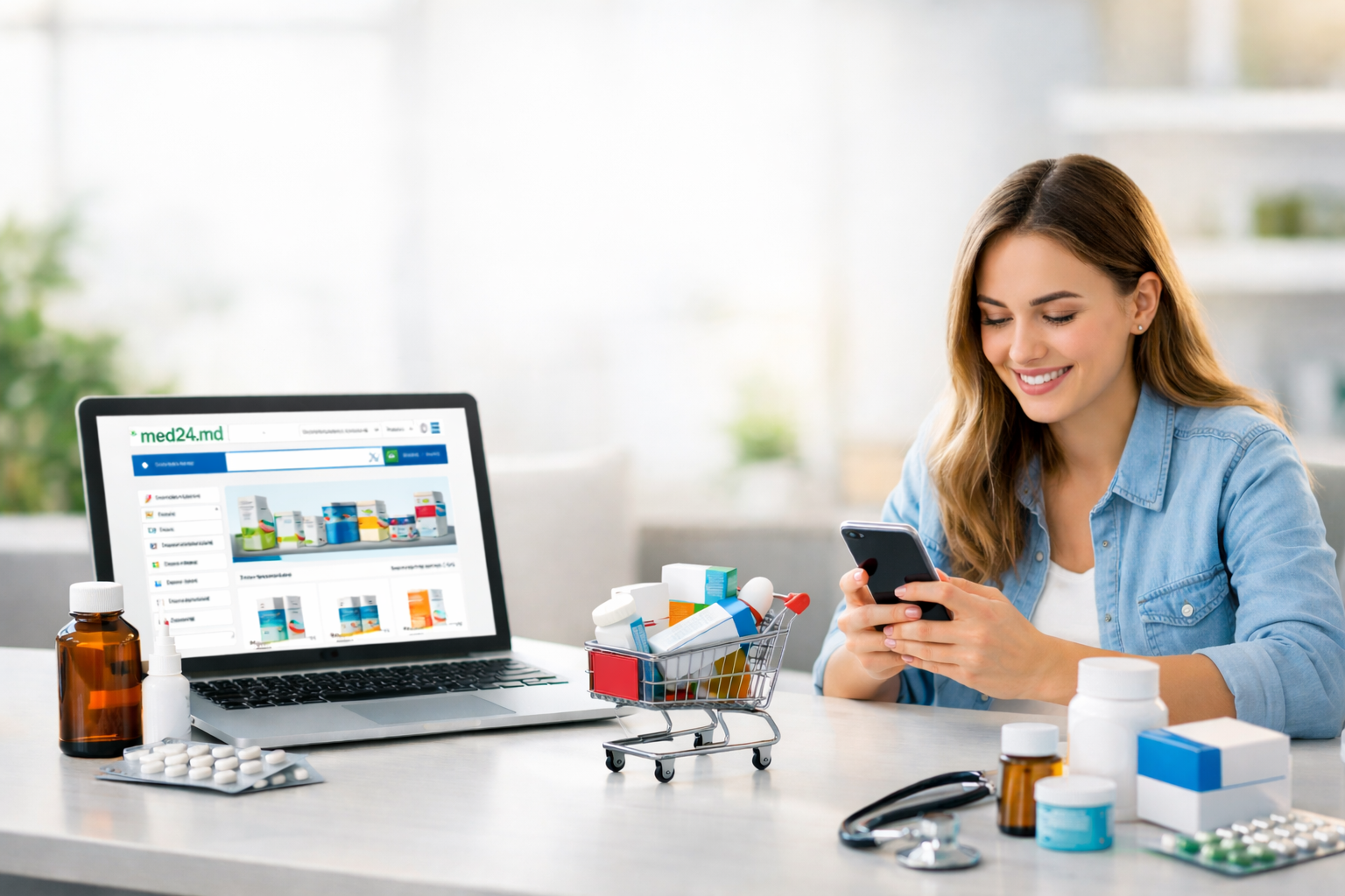 med24.md – farmacia online care îți simplifică accesul la medicamente
